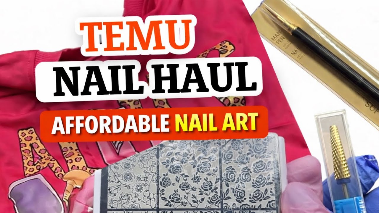 TEMU NAIL ART/NAIL SUPPLY HAUL - YouTube