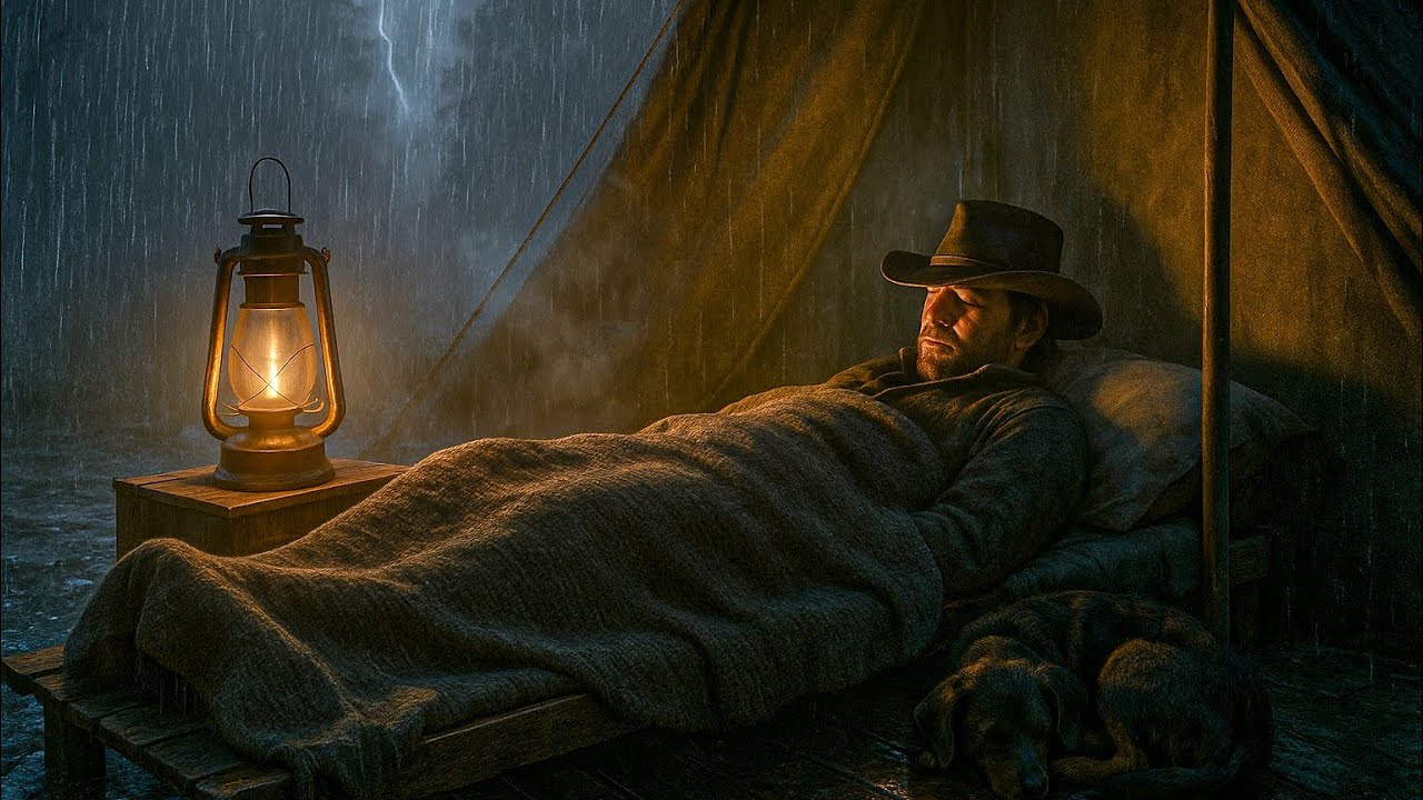 Cocooned by Rain: Arthur's Peaceful Tent Hideaway | RDR2 ASMR Sleep Aid ...