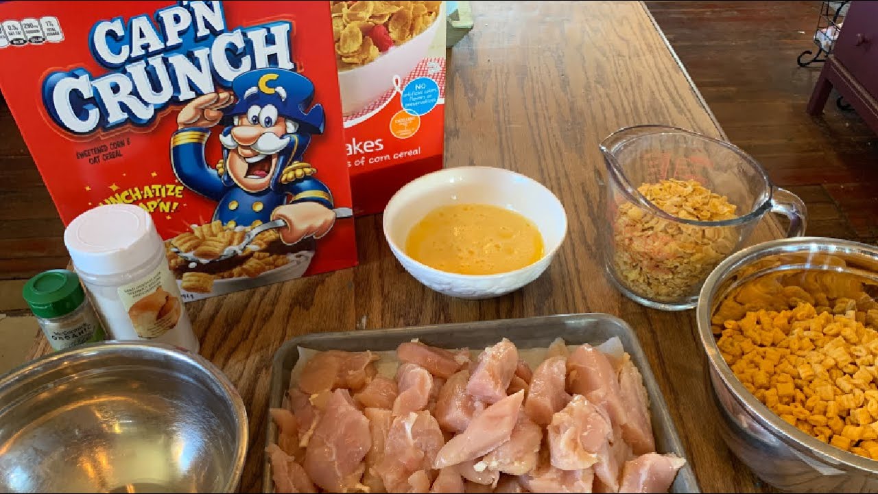 Cap'n Crunch Chicken | Live Cook With Me | April 17, 2020 - YouTube