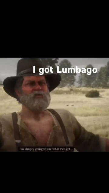 uncle lumbago edit 🔥 #rdr2 #rdr #rd #reddeadredemption2 # ...