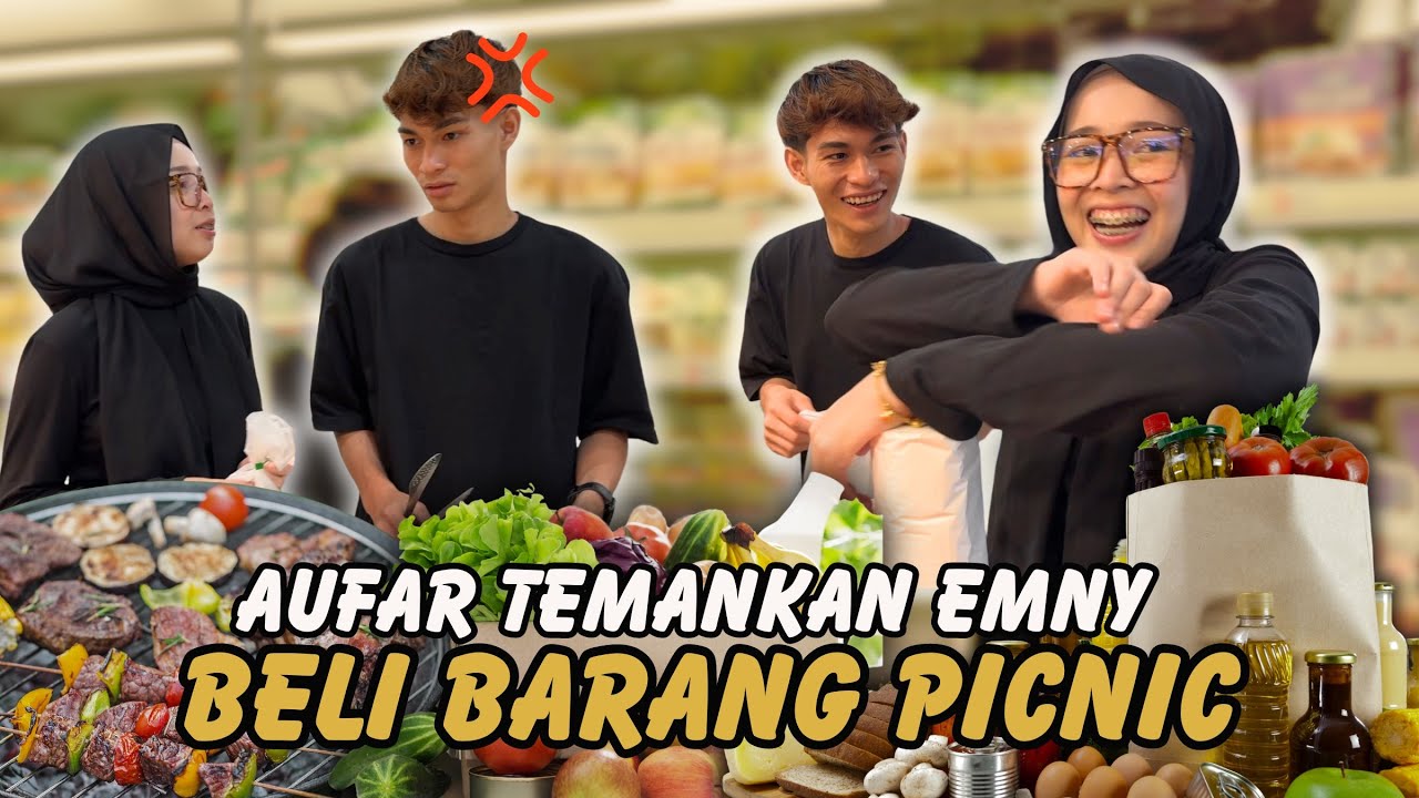 BELI BARANG UNTUK PICNIC DI LANGKAWI 🧺EMNY MERAJUK DENGAN AKU?? 😌 - YouTube