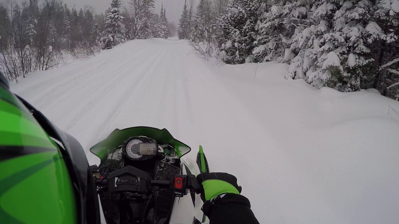 Snowmobiling upper Peninsula 2017 - YouTube