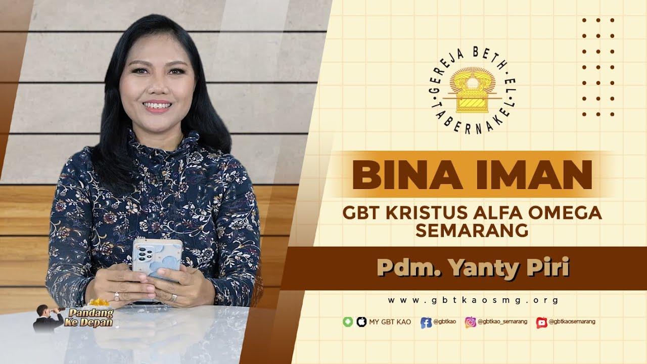 Bina Iman : Sepakat Dalam Iman - Pdm. Yanty Piri - YouTube