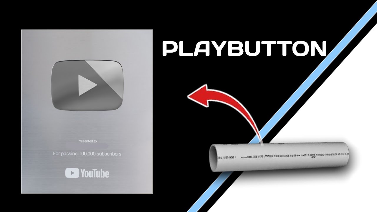 How To Make Silver Play Button At Home With Cardboard || fake silver ...