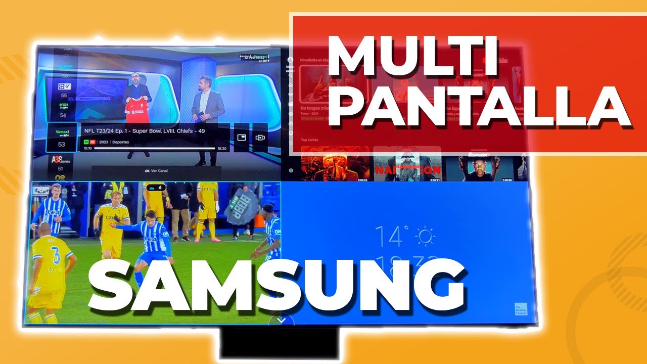 Como ver VARIAS PANTALLAS en tu TV SAMSUNG con Multi View - YouTube