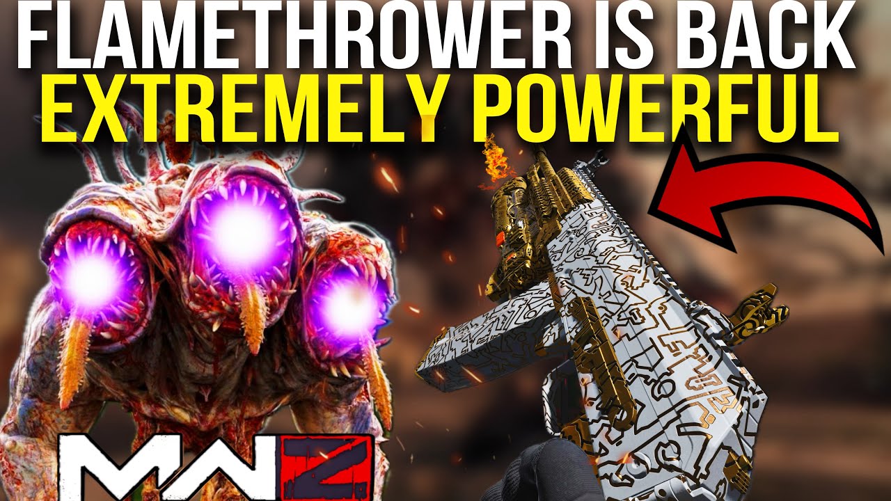 MW3 Zombies - Flamethrower is Back! Extremely Powerful - YouTube