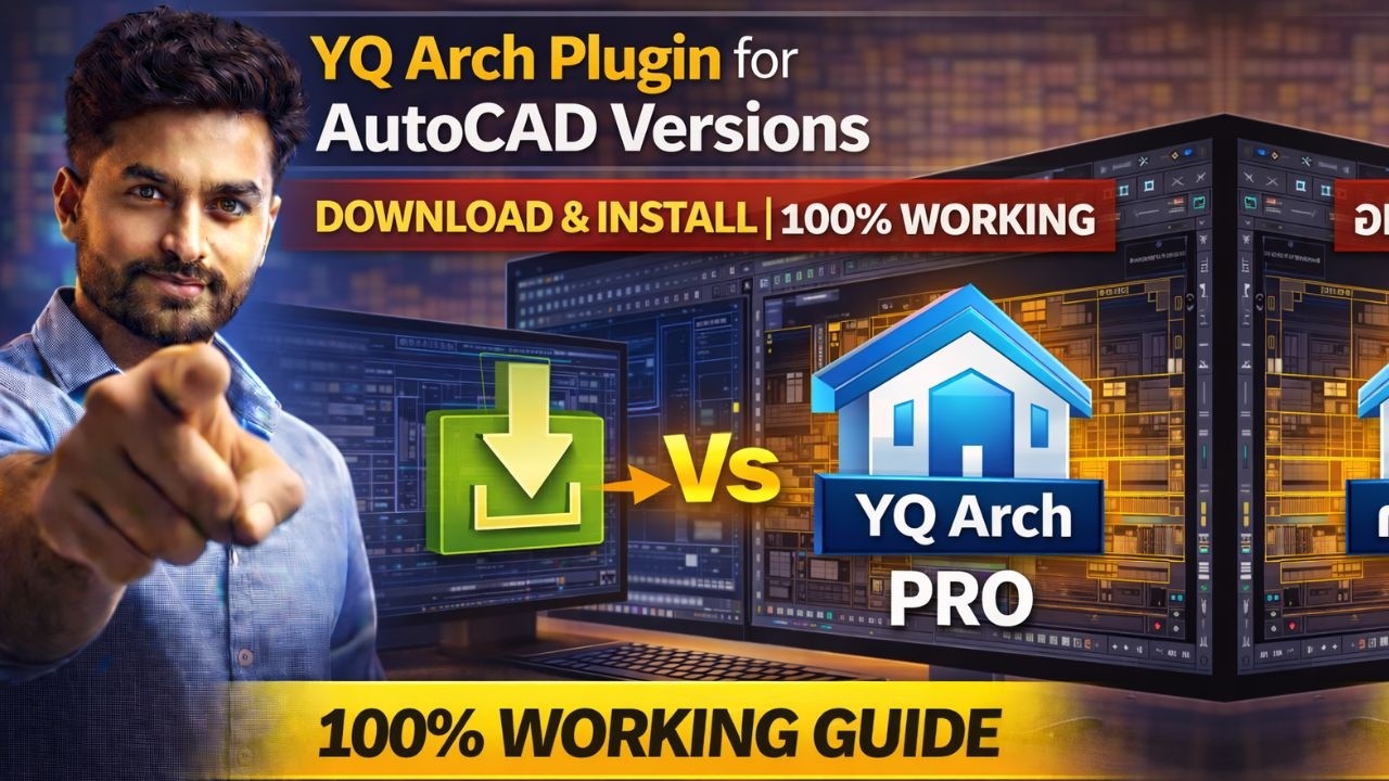 YQ Arch Plugin for All AutoCAD Versions | Download & Install | 100% ...