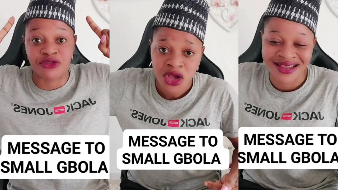 ALL THE SMALL GBOLA MEN CRY ME RIVER FOR ALL I CARE - YouTube