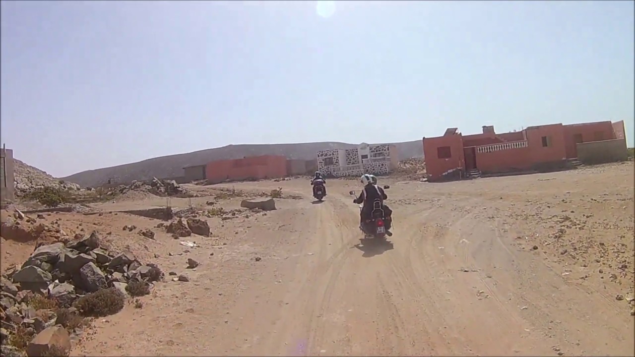 Maroc Piste retour rayon vert - YouTube
