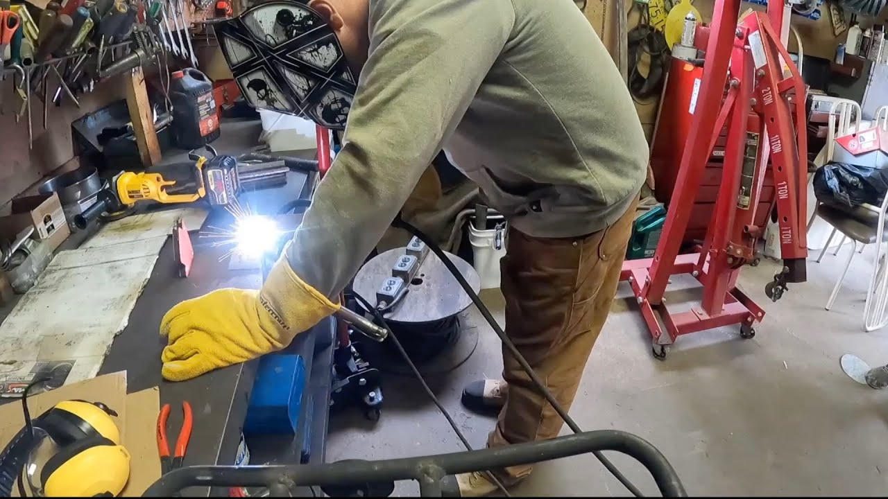 Learning to Weld - Practicing Welding - Welding for the first time with this welder - YouTube