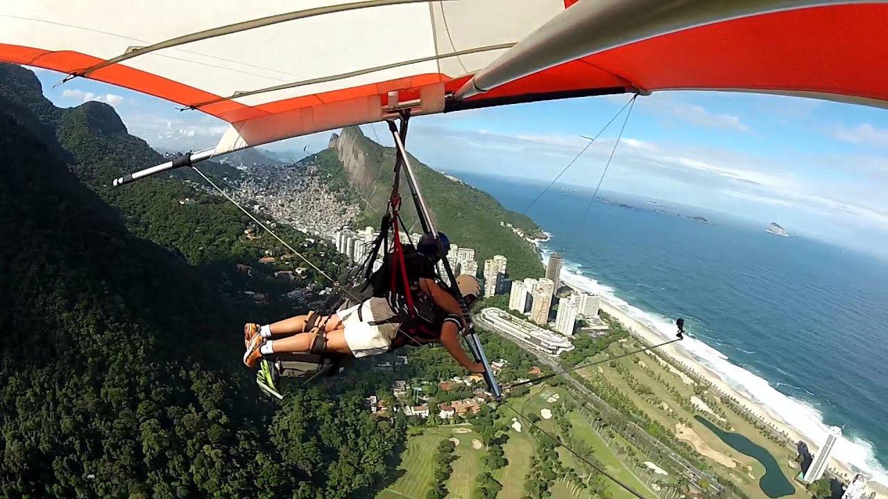 Voo de asa-delta no Rio de Janeiro - YouTube