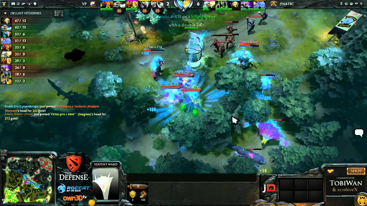 Virtus Pro vs Fnatic EU Game 3 - The Defense 3 DOTA 2 Grand Final ...