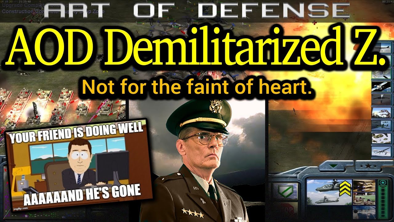 AOD Demilitarized Zone - Laser General | C&C Generals Zero Hour | No ...