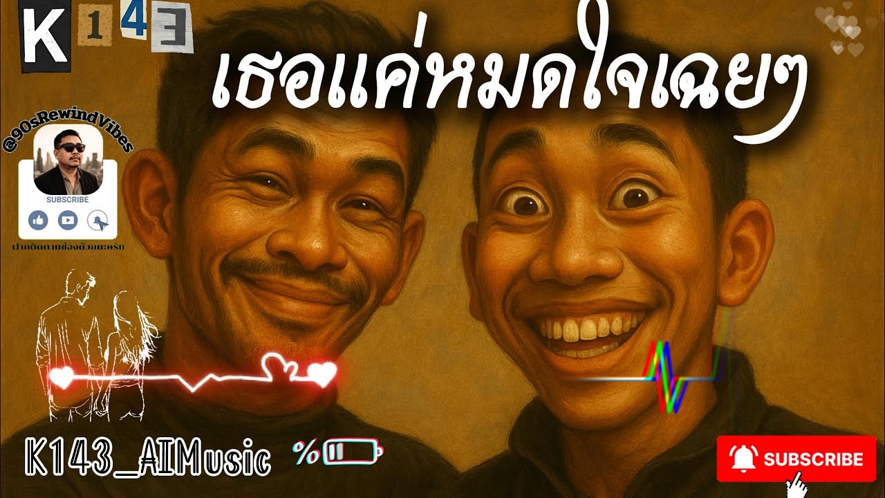 เธอแค่หมดใจเฉยๆ | K143_AIMusic | 2025 { Official Audio } - YouTube