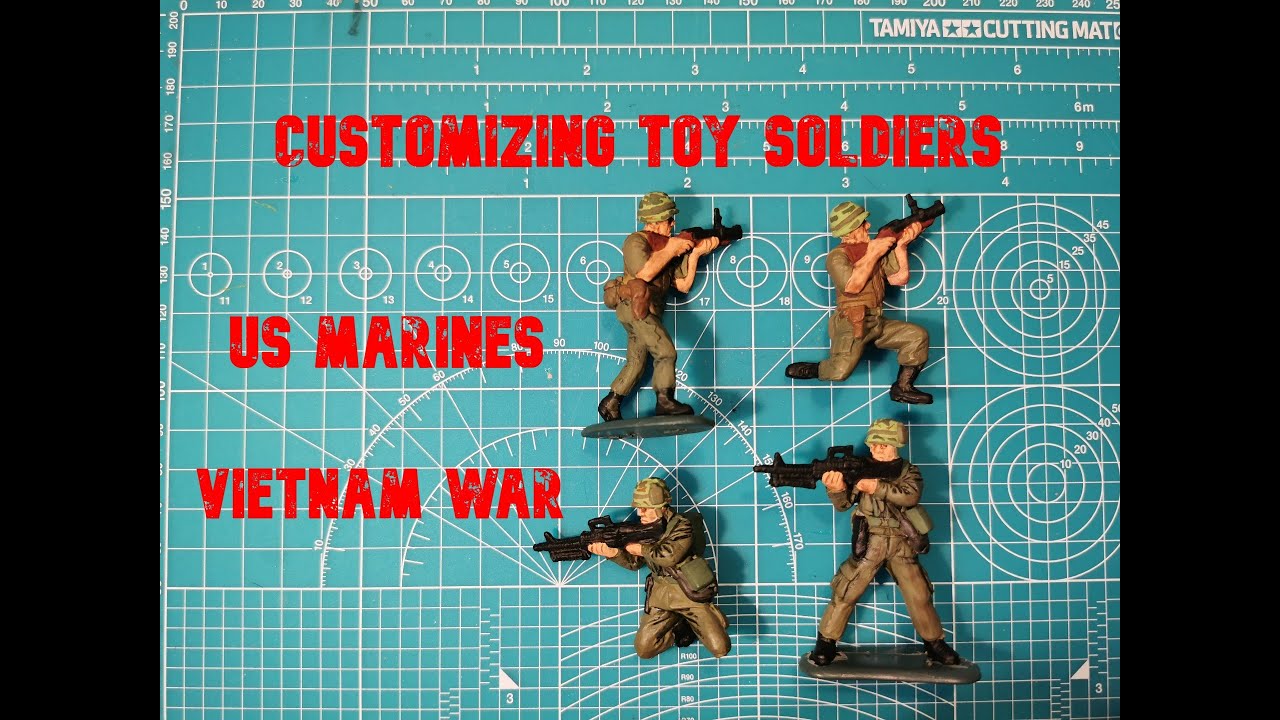 Customizing 1 32 toy soldiers 2 | Trying green stuff for the first time ...