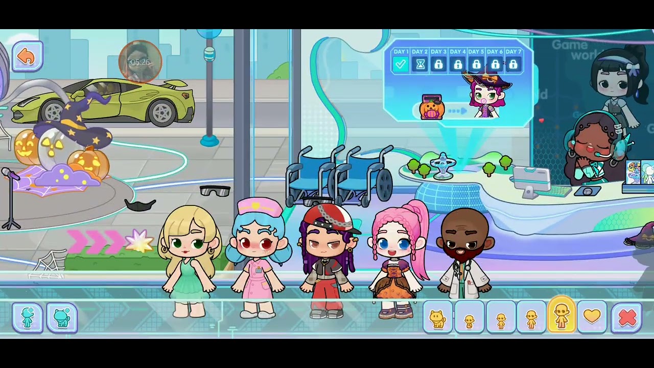 Uma garota estava trabalhando no laboratório #gameworld mas aconteceu ...