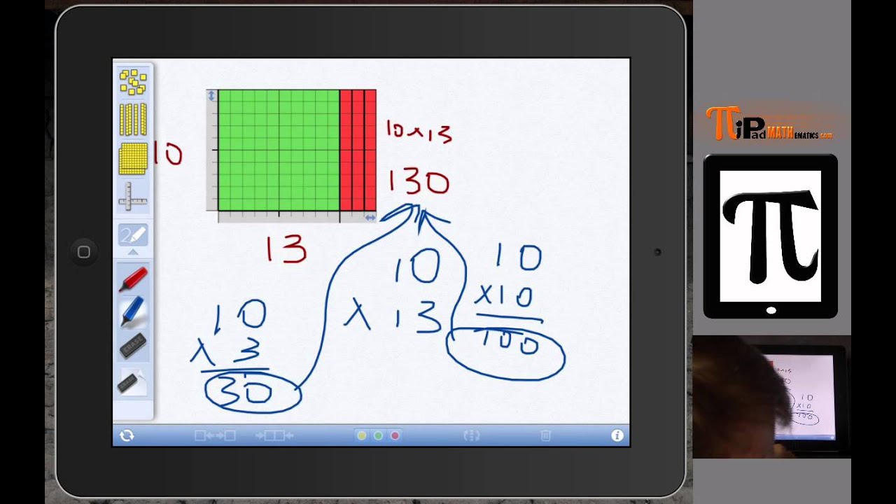 PiPad Mathematics: iPad Number Pieces app used to teach Multiplying ...