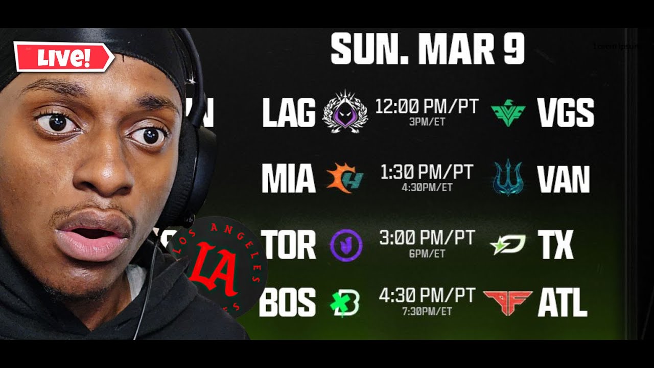 🔴LIVE - Call of Duty League Major II Qualifiers | Week 3 Day 3 # ...
