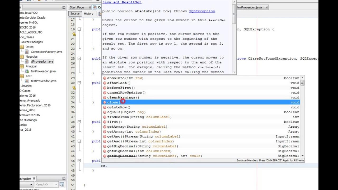 Realizar La Conexión de Oracle con Java NetBeans - Part II - YouTube