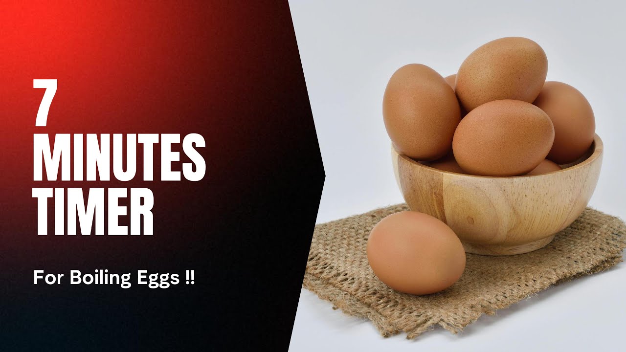 7 Minute Egg Timer for Perfectly Boiled Eggs! - YouTube