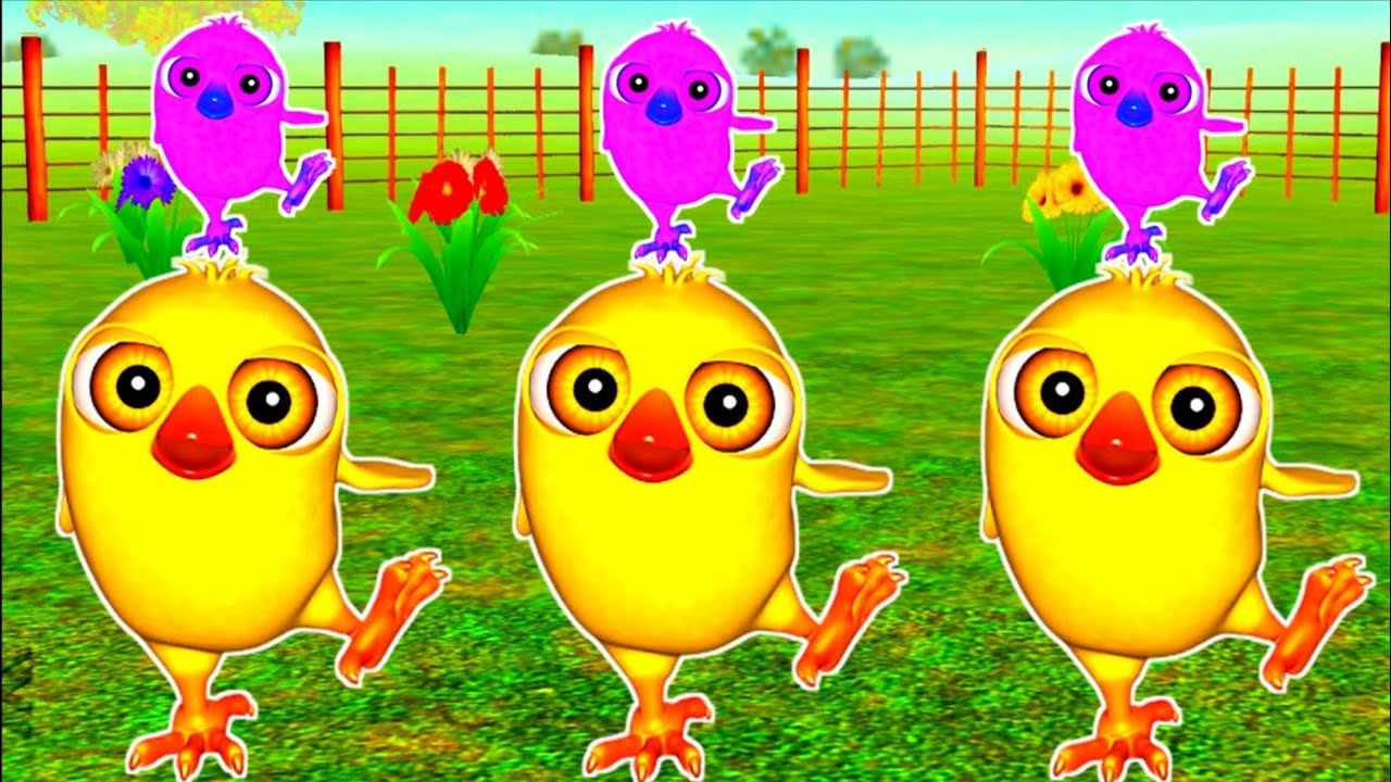 EL POLLITO PIO🐤 TRACTOR AZUL NUEVO LLANTO DESAFÍO GRACIOSO FALLAR DE LA ...