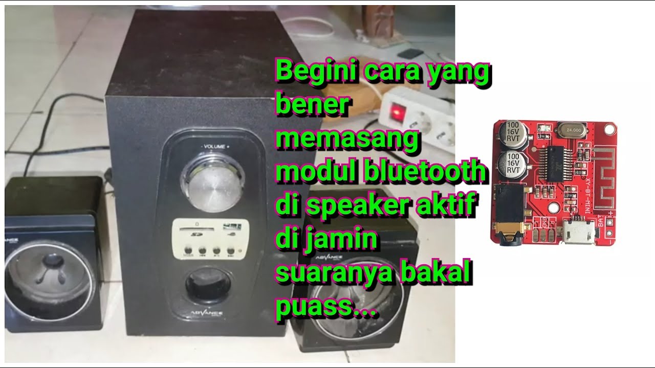 Modul bluetooth terbaik, Cara memasang modul bluetooth di speaker aktif ...