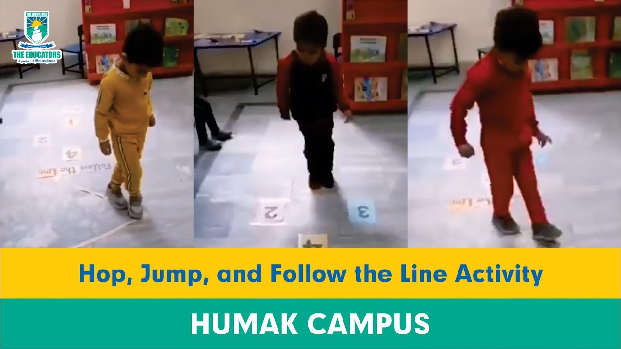 Hop, Jump, and Follow the Line Activity | The Educators | Humak Campus ...