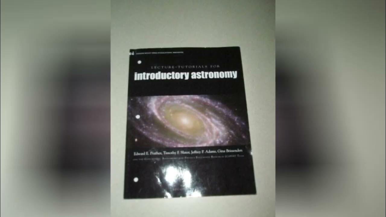 Master Introductory Astronomy: Lecture Tutorials (2nd Edition) - YouTube