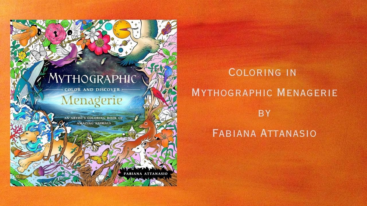 LIVESTREAM | BRIAN STREAM | Coloring in Mythographic Menagerie | Ohuhu ...