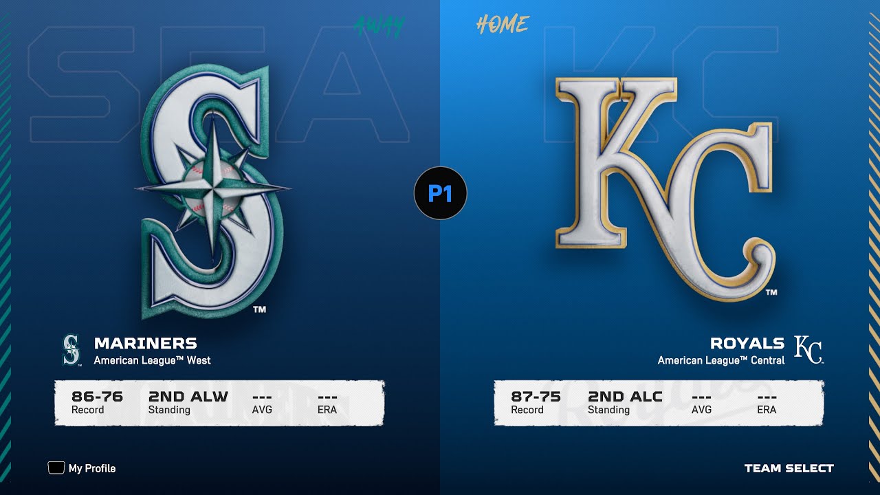 Post-Season I AL Wildcard I Seattle Mariners (0-0) vs. Kansas City ...