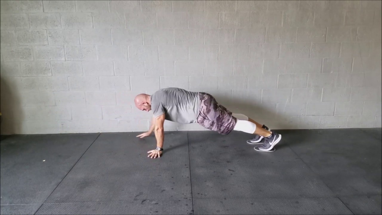 Slider Reverse Plank Walk - YouTube