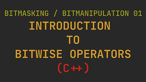 Bitmasking / Bitmanipulation for Competitive Programming (C++) - YouTube