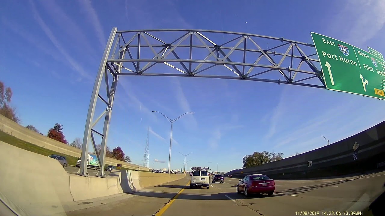 Driving to Warren, Michigan from Southfield, Michigan - YouTube