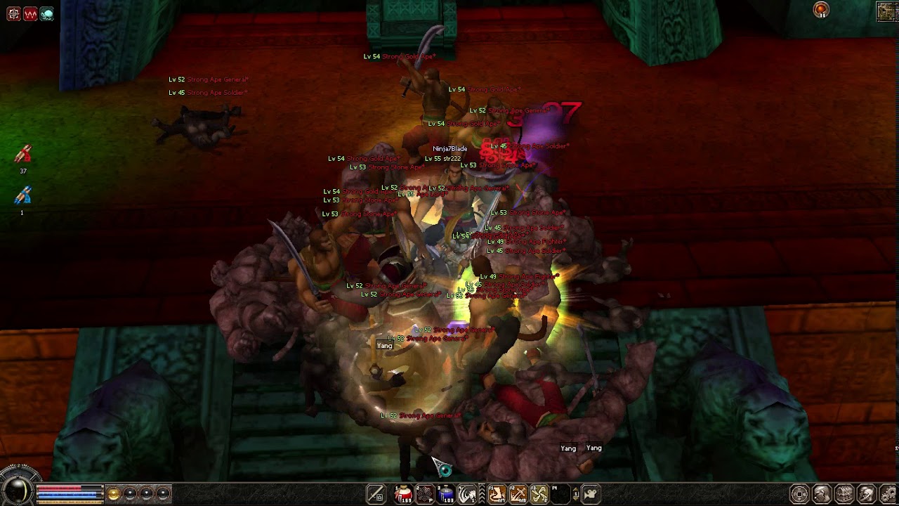 Metin2 Ape Lord Drop Monkey Dungeon Hard(desert center) - YouTube