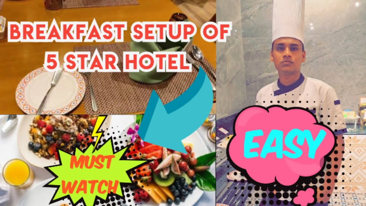 !! Rahul taught me morning breakfast set of 5 star hotel !! #breakfast ...