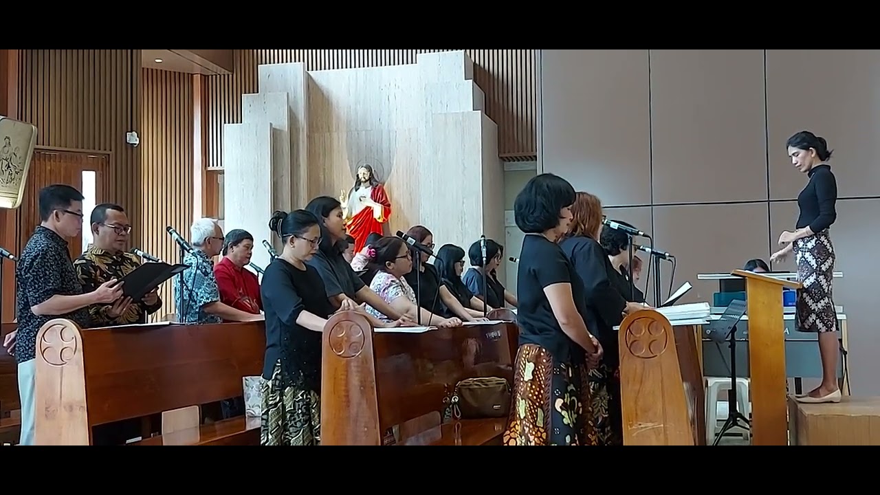 Koor Wilayah Sesilia Misa Minggu Prapaskah II 2024 di Gereja Santa ...