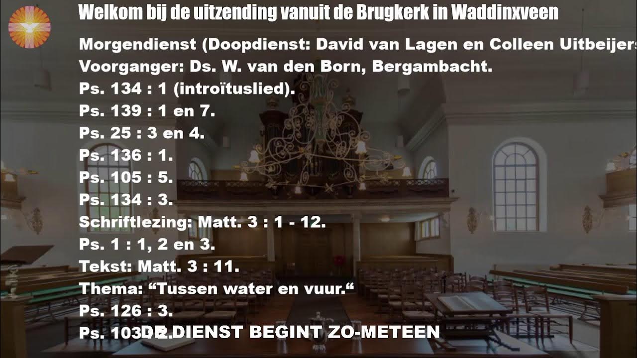 Livestream Brugkerk Waddinxveen - YouTube