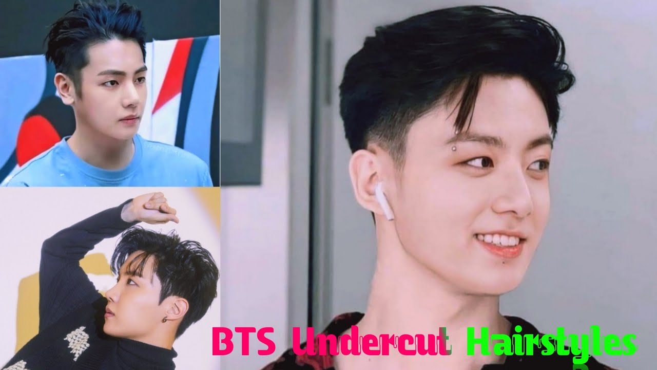 Undercut Hairstyles of BTS 💜 || BTS hairstyles 😍😍💚 - YouTube