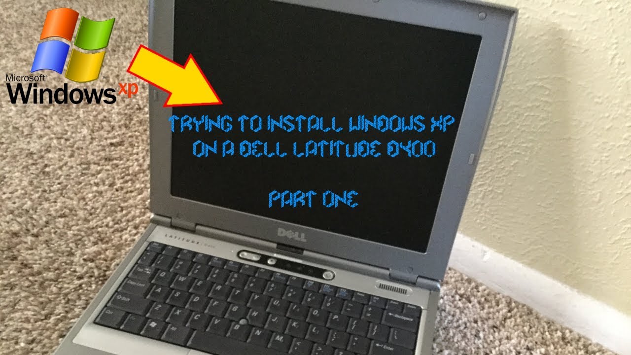 Trying to Install Windows XP on a Dell Latitude D400 [PART ONE] - YouTube