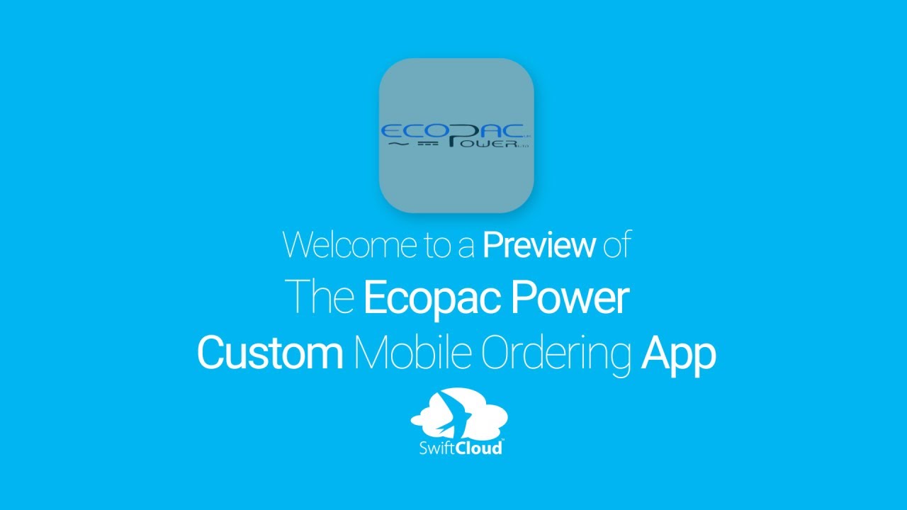 Ecopac Power - Mobile App Preview ECO4681W - YouTube