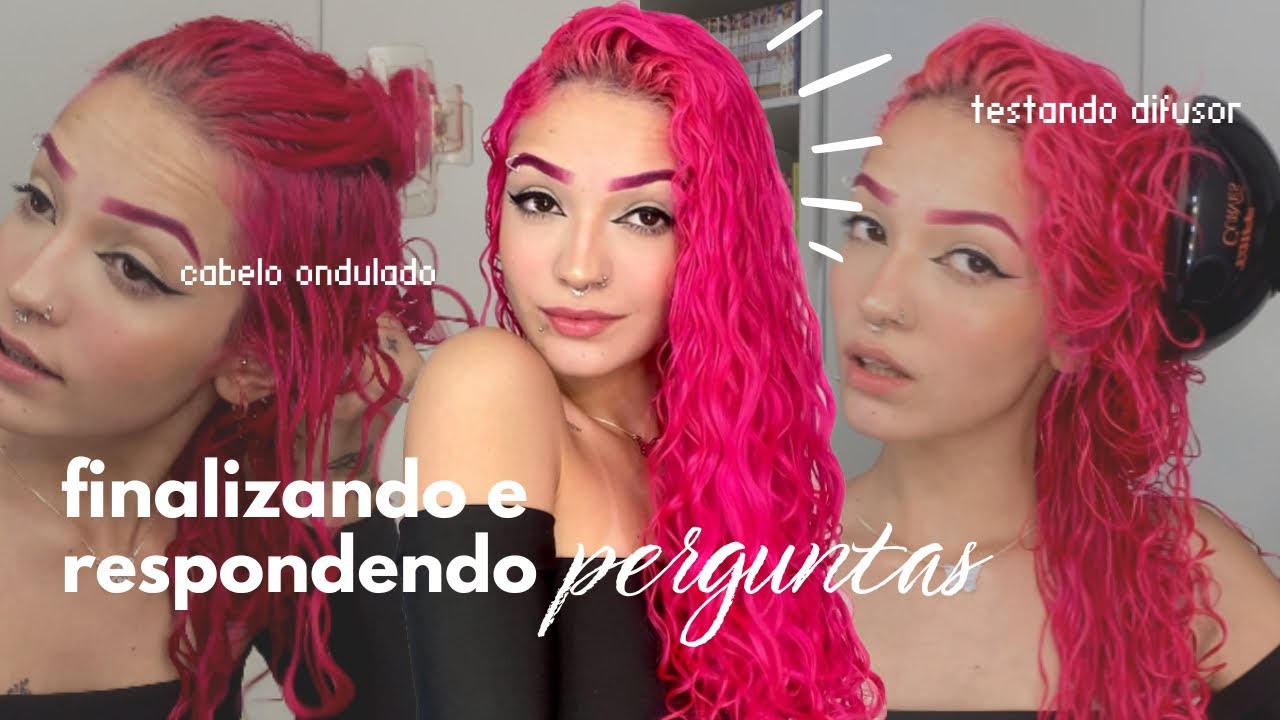 FINALIZAÇÃO e respondendo perguntas💫 cabelo ondulado, transição ...