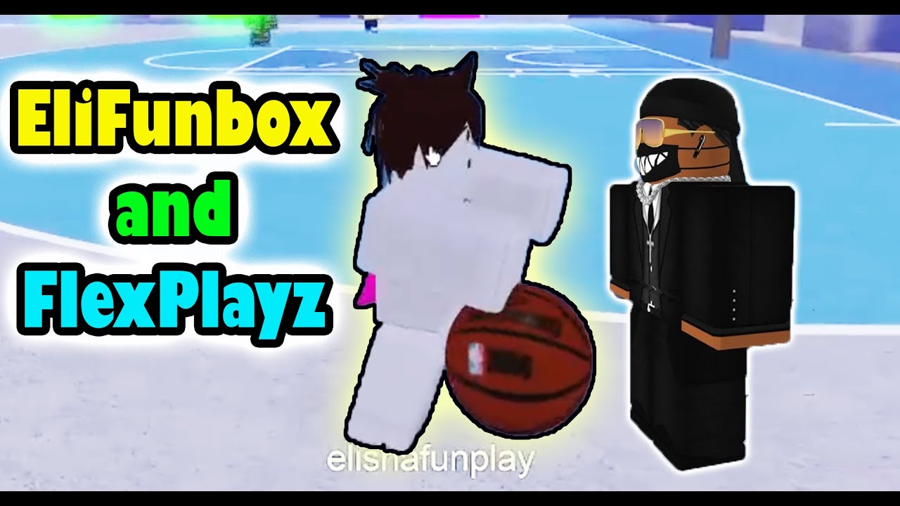 Running With @FlexPlayz 4V4 Roblox Hoopz - YouTube