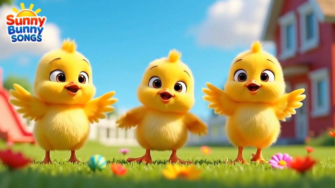 The Cheerful Little Hen 🐔 | Fun Farm Song for Kids | Happy Nursery ...