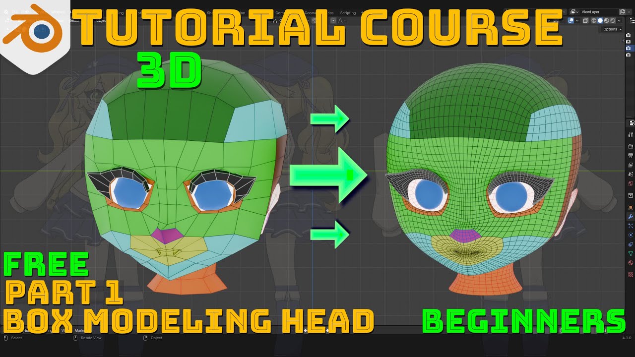 3D alternative method Beginner's Guide" stylized 3D Characters part 1 ...