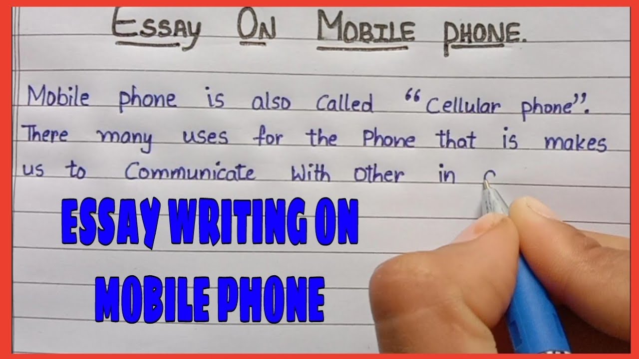 Essay On Mobile Phone || Powerlift Essay Writing || Short Essay On ...
