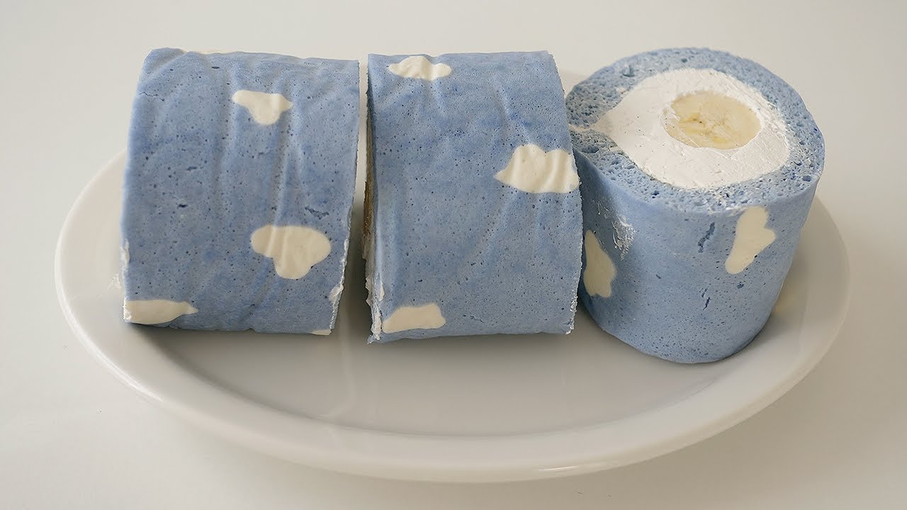 구름 롤케이크 / Cloud roll cake - YouTube