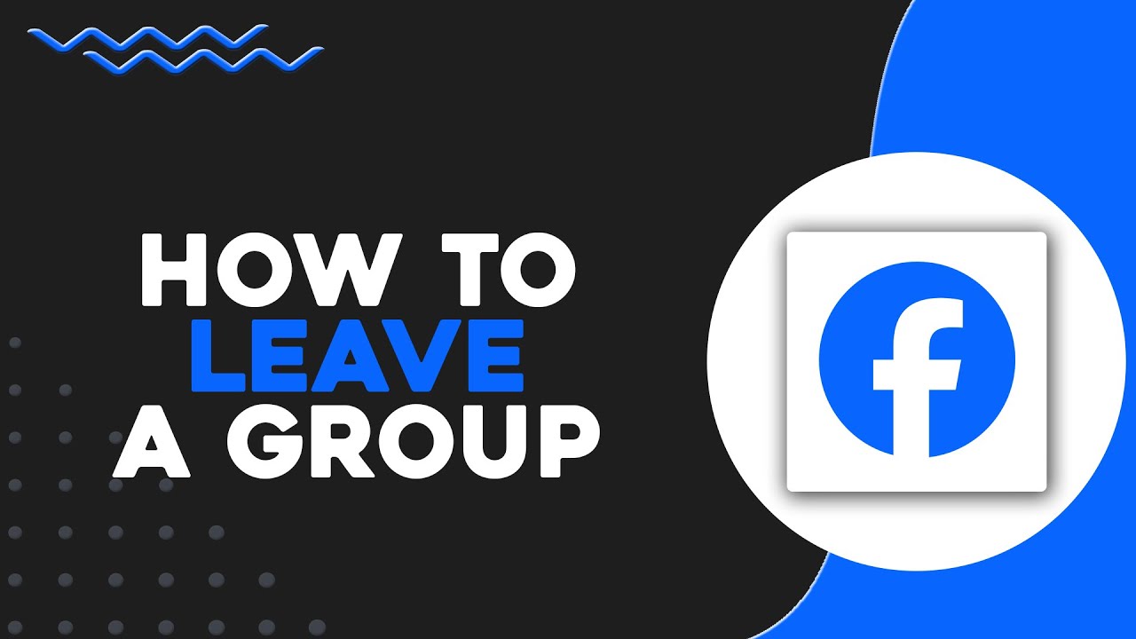 How To Leave A Facebook Group (Quick Tutorial) - YouTube