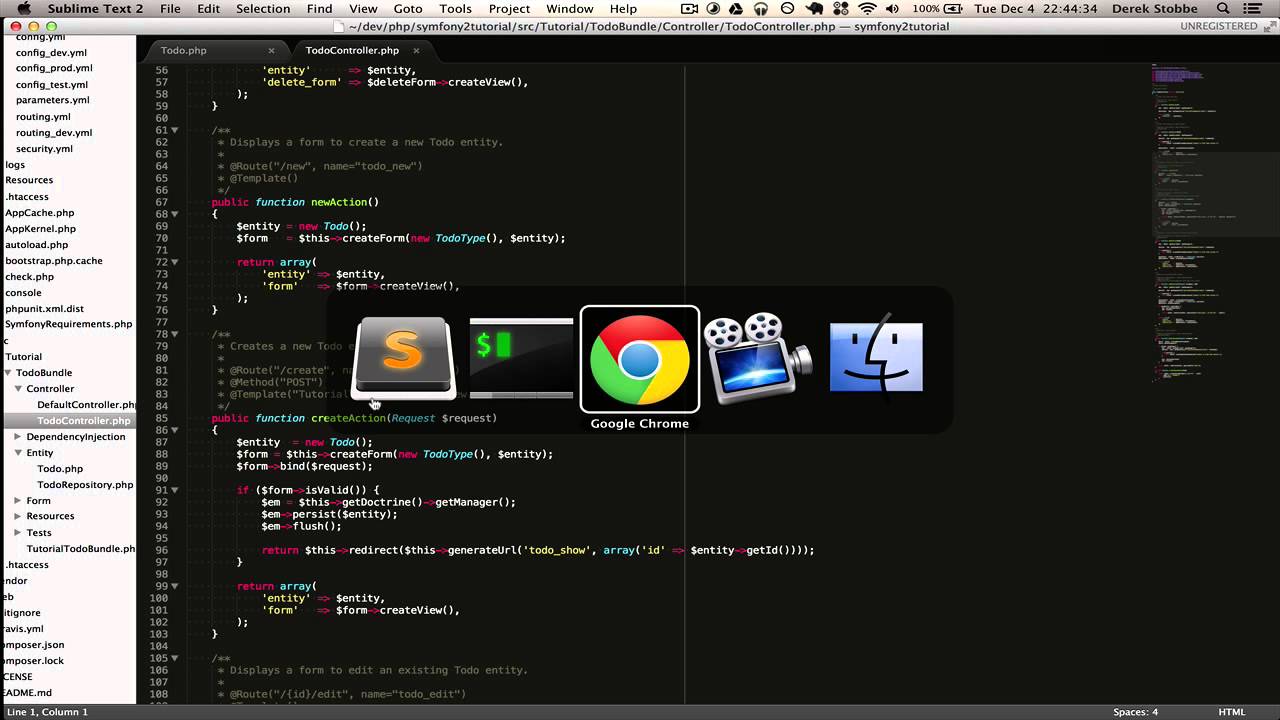 Developing In Symfony2 Part 1 5 Recap And Moving On Youtube