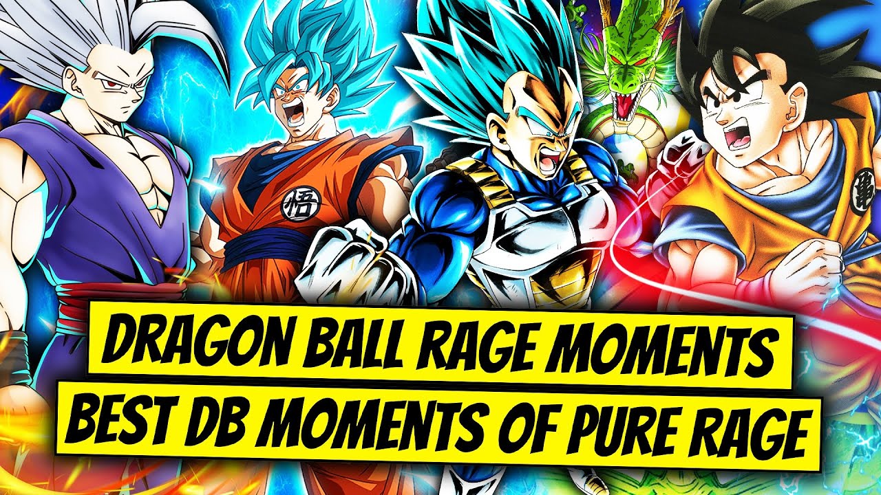 Best Dragon Ball Moments of Pure Rage | DBZ Rage Moments in Hindi ...