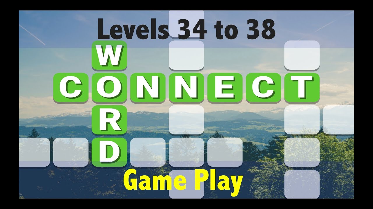 Word Connect gameplay-Levels 34-35-36-37-38 - YouTube
